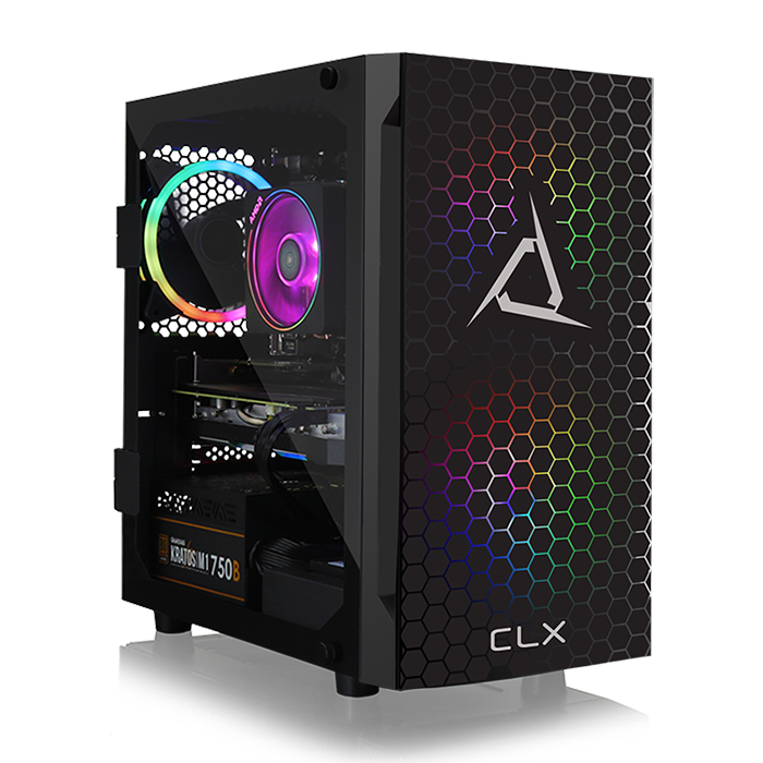 CLX SET AMD RYZEN 5 ESSENTIAL RTS 2 | Ready To Ship Gaming PC | CLX Gaming